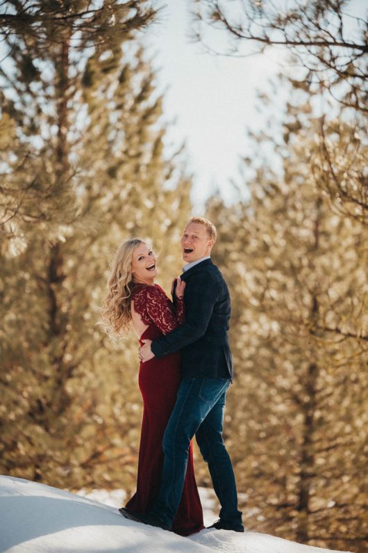 Sam + Luke's Mountain Engagement Photography Boise Idaho - Hasselblad ...